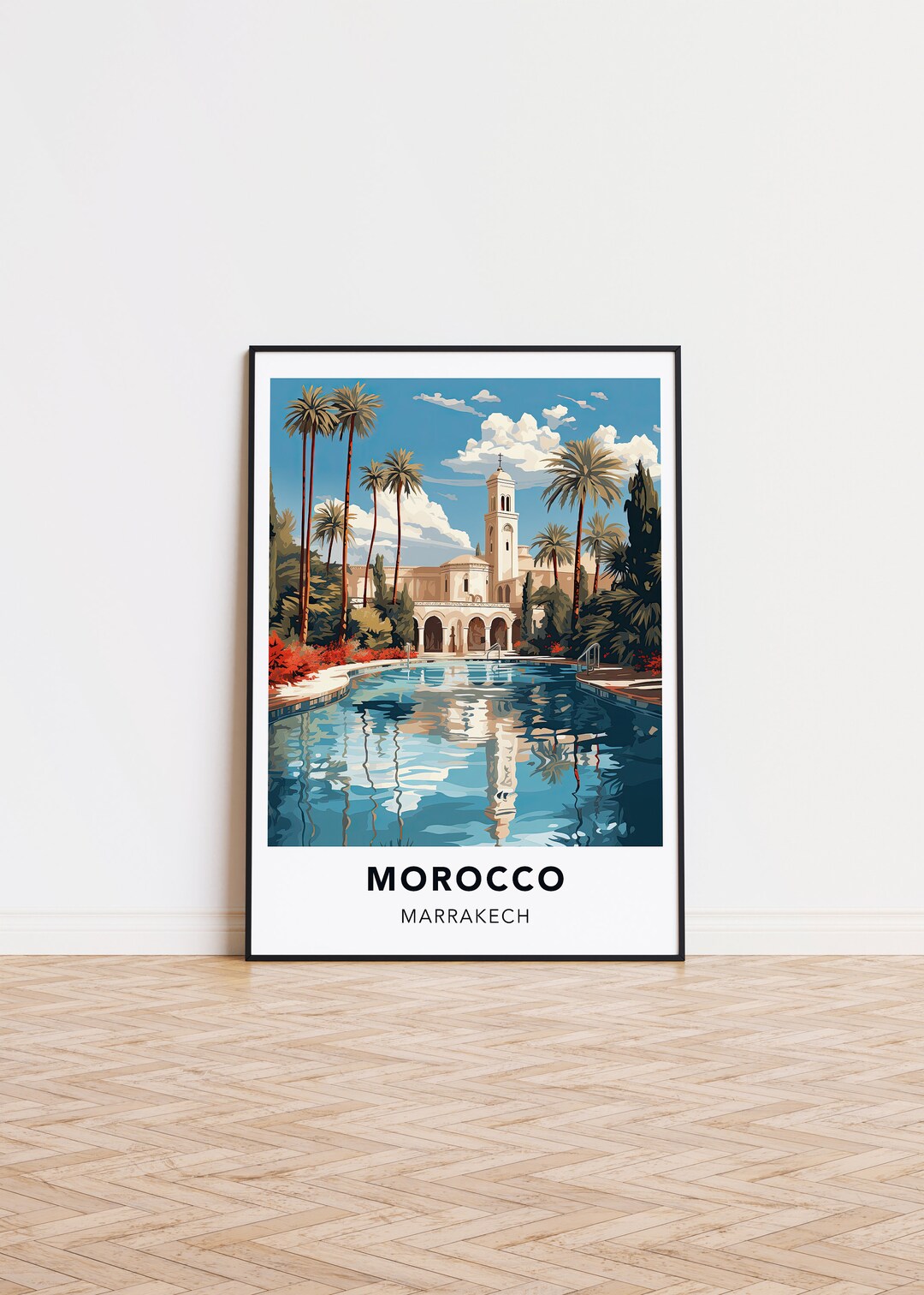 Morocco Poster Marrakech Print Morocco Travel Print Wall Art, Morocco ...
