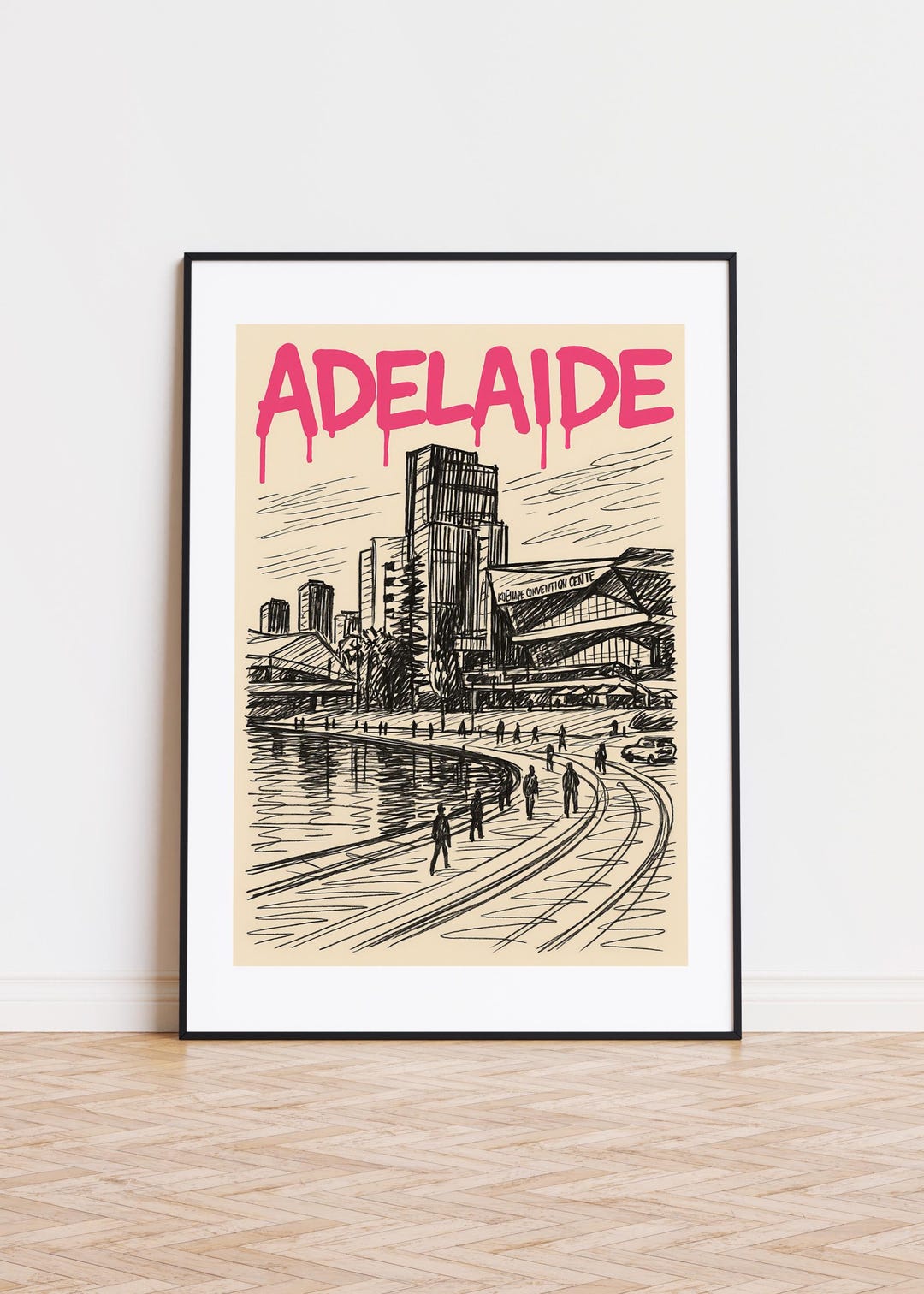 Adelaide Print : Modern Grafiti Style Adelaide Poster - Etsy