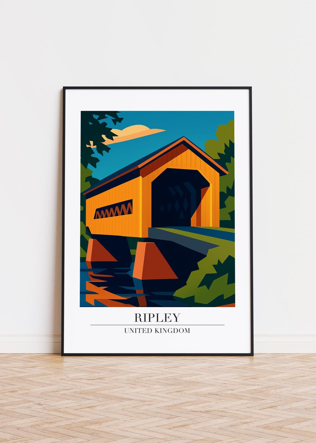 Ripley Print : Modern Travel Poster Style Ripley Poster - Etsy