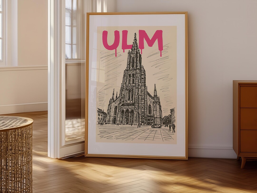 Ulm Poster : Modern Graffiti Style Ulm Print - Etsy