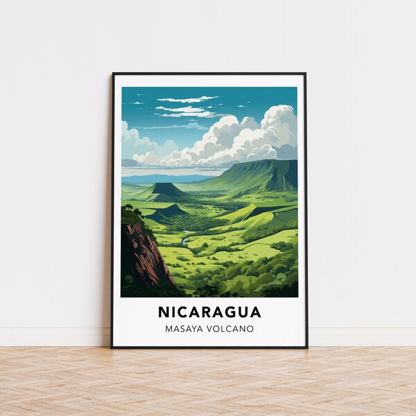 Nicaragua Poster - Etsy