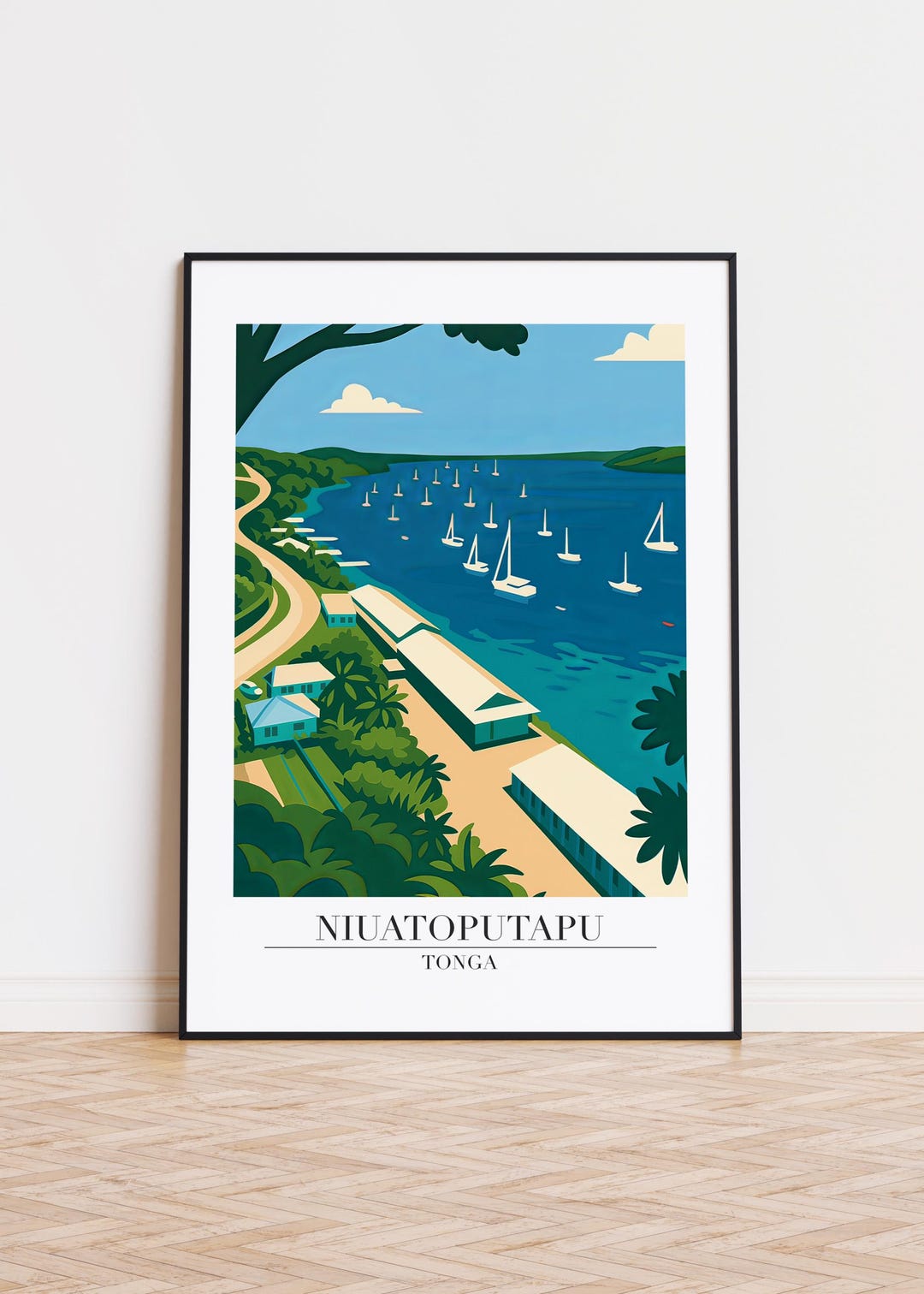 Niuatoputapu Tonga Poster: Minimalist Travel Art Print - Etsy