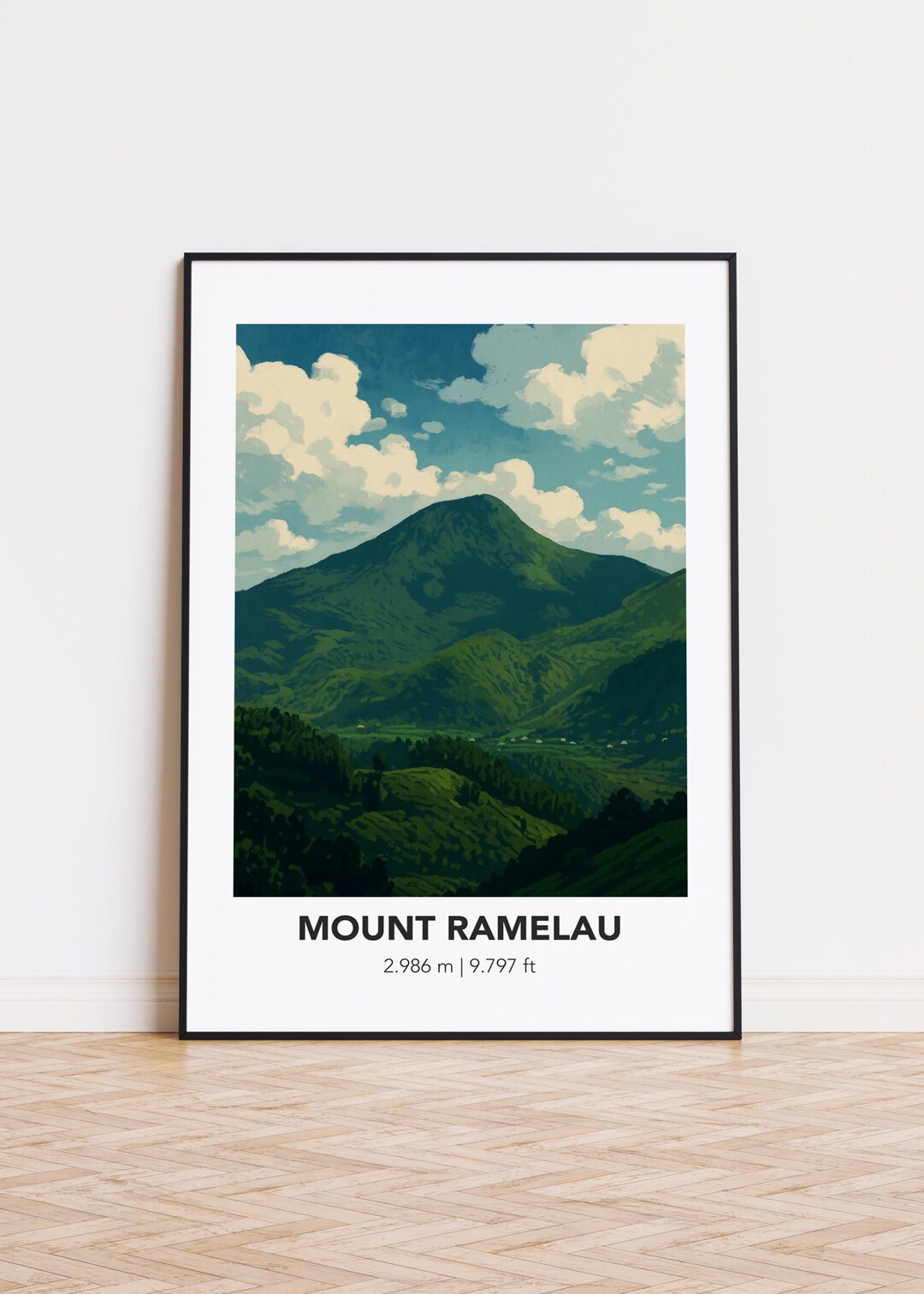 Mount Ramelau Poster: Semi-gloss Mountain Art Print - Etsy
