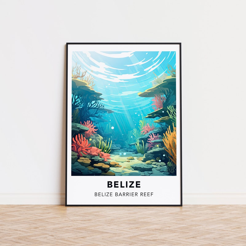 Belize Poster - Etsy