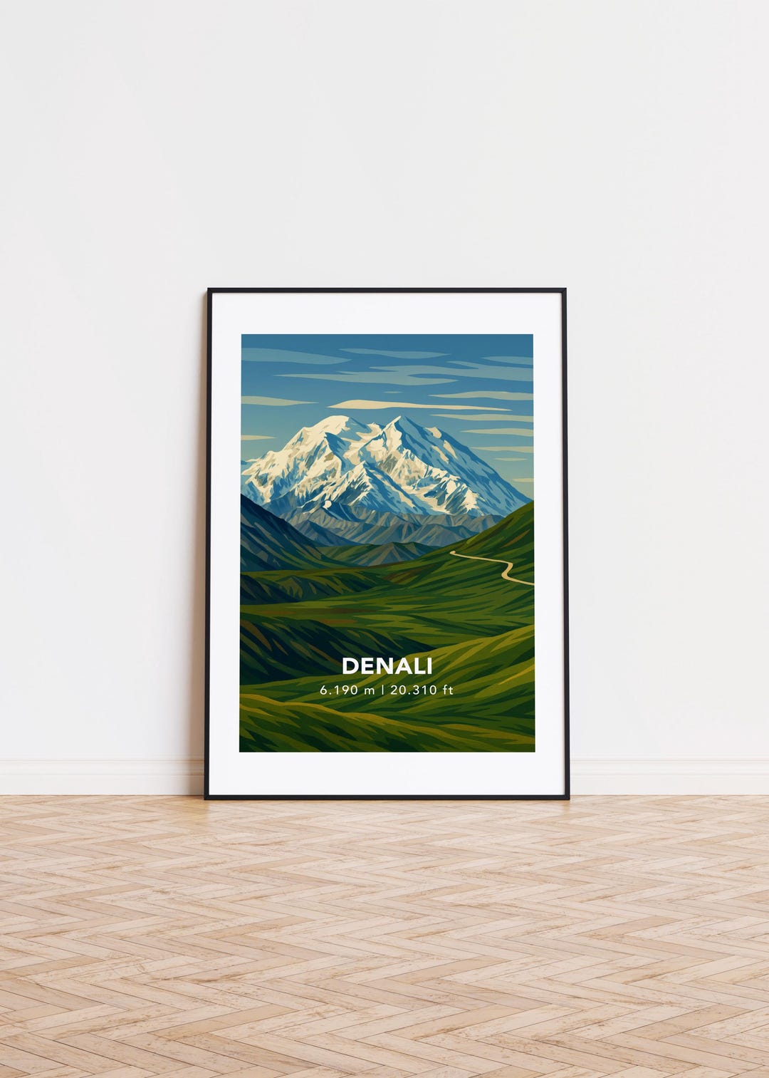 Denali Poster, Denali Print, Denali Illustration, Denali Art - Etsy