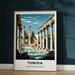 Tunisia Poster Carthage Ruins Print Tunisia Travel Print Wall Art ...