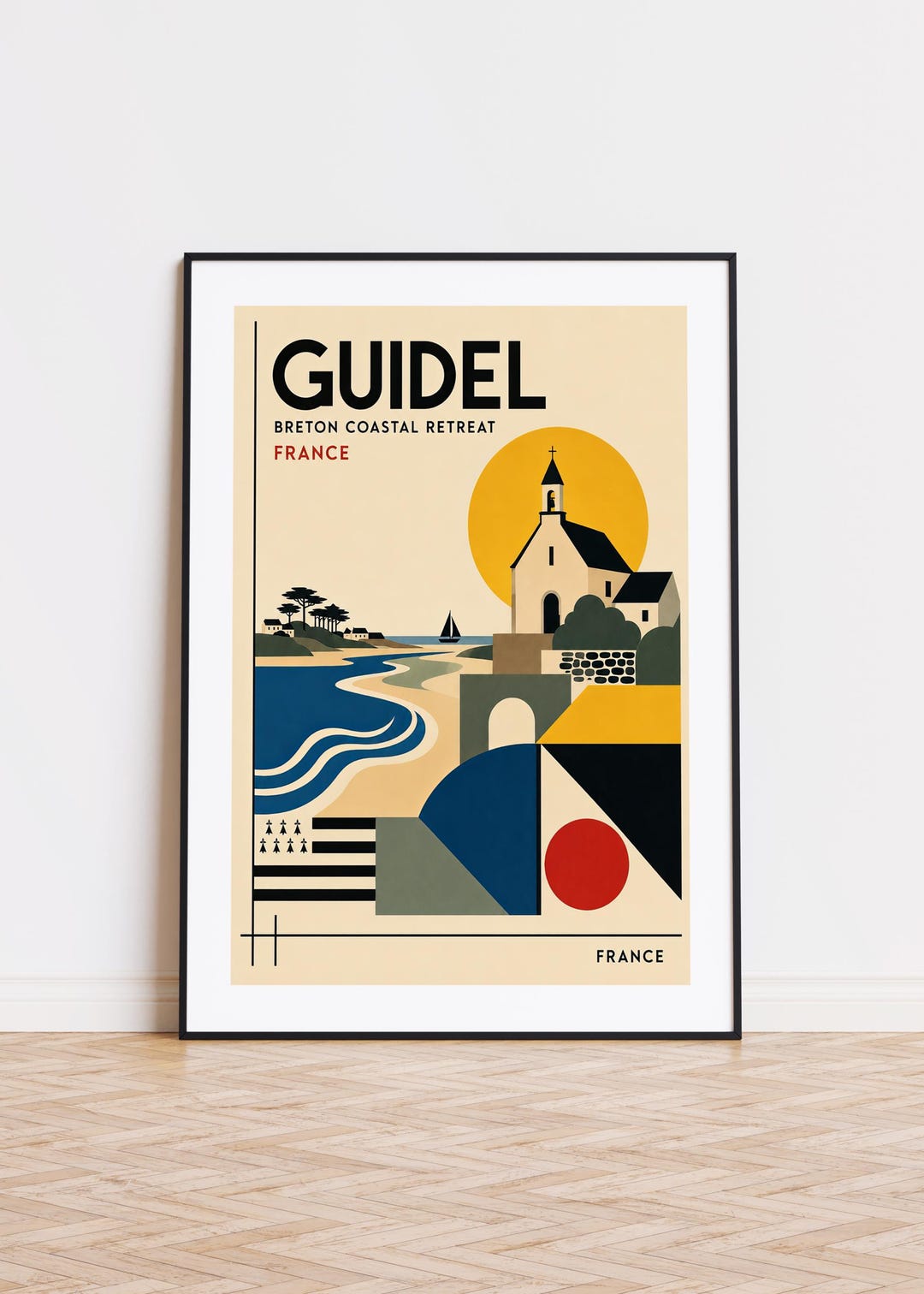 Guidel France Print Travel Poster Guidel Poster - Etsy UK