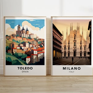 Toledo Poster Spain Print Toledo Travel Print Wall Art, Spain Travel ...