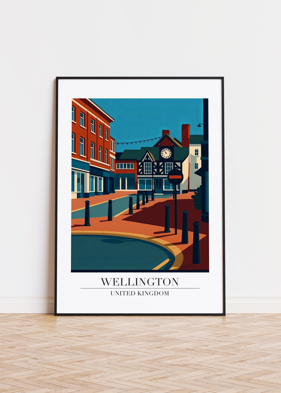 Wellington Poster: United Kingdom Illustration Art Print - Etsy