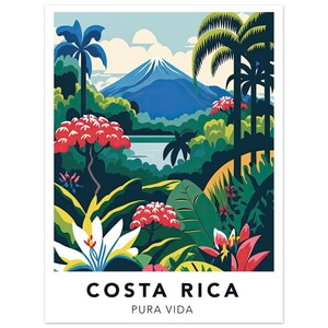 Costa Rica Print Poster Designed in Germany, Printed in 32 Countries ...