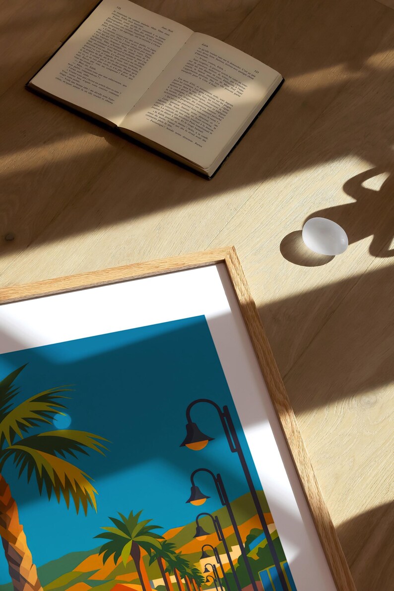Adra Print : Modern Travel Poster Style Adra Poster - Etsy