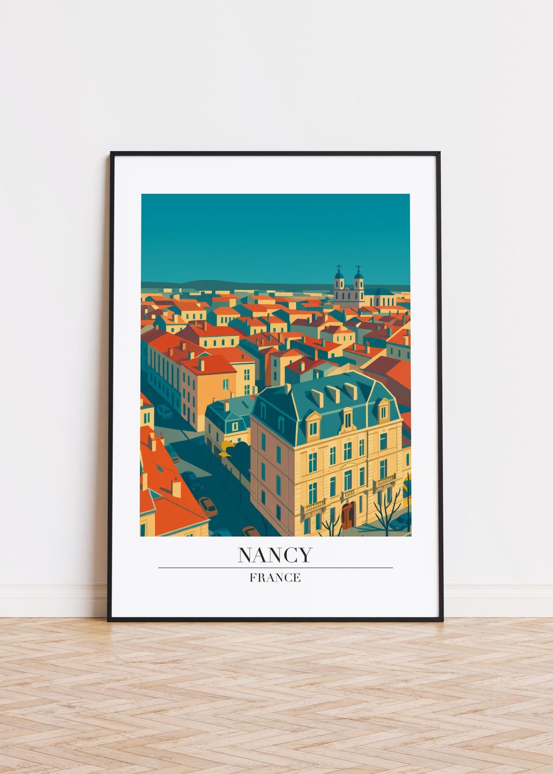 Nancy Print : Modern Travel Poster Style Nancy Poster - Etsy