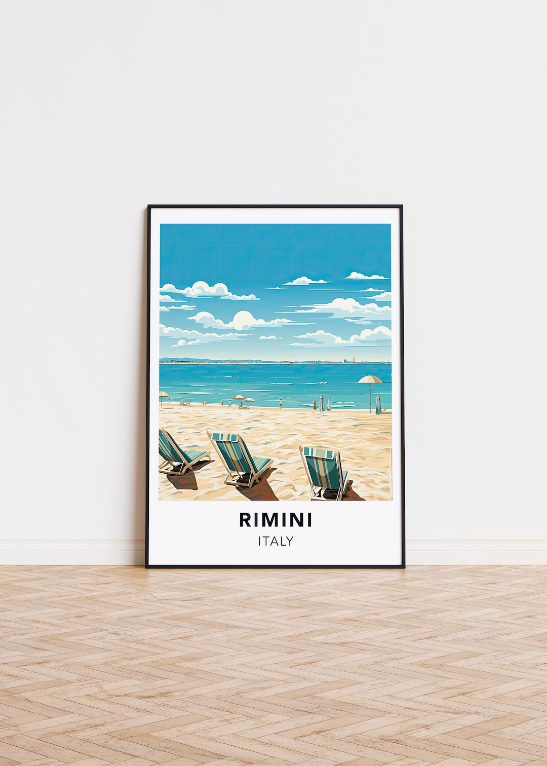 Rimini Poster Italy Print Rimini Travel Print Wall Art, Italy Travel ...