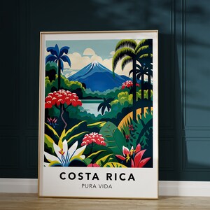 Costa Rica Print Poster Designed in Germany, Printed in 32 Countries ...
