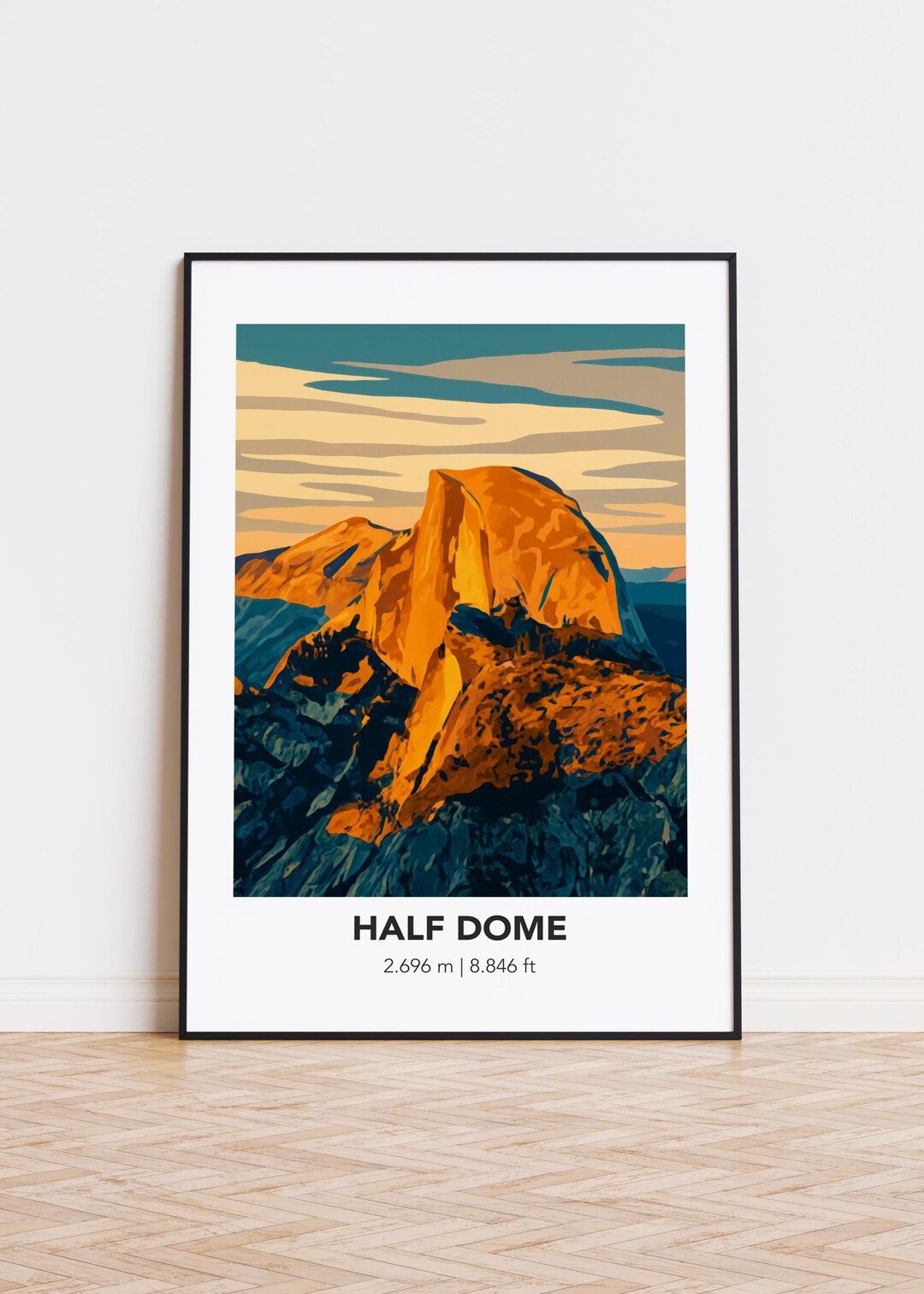 Half Dome Poster: Yosemite National Park Art Print - Etsy
