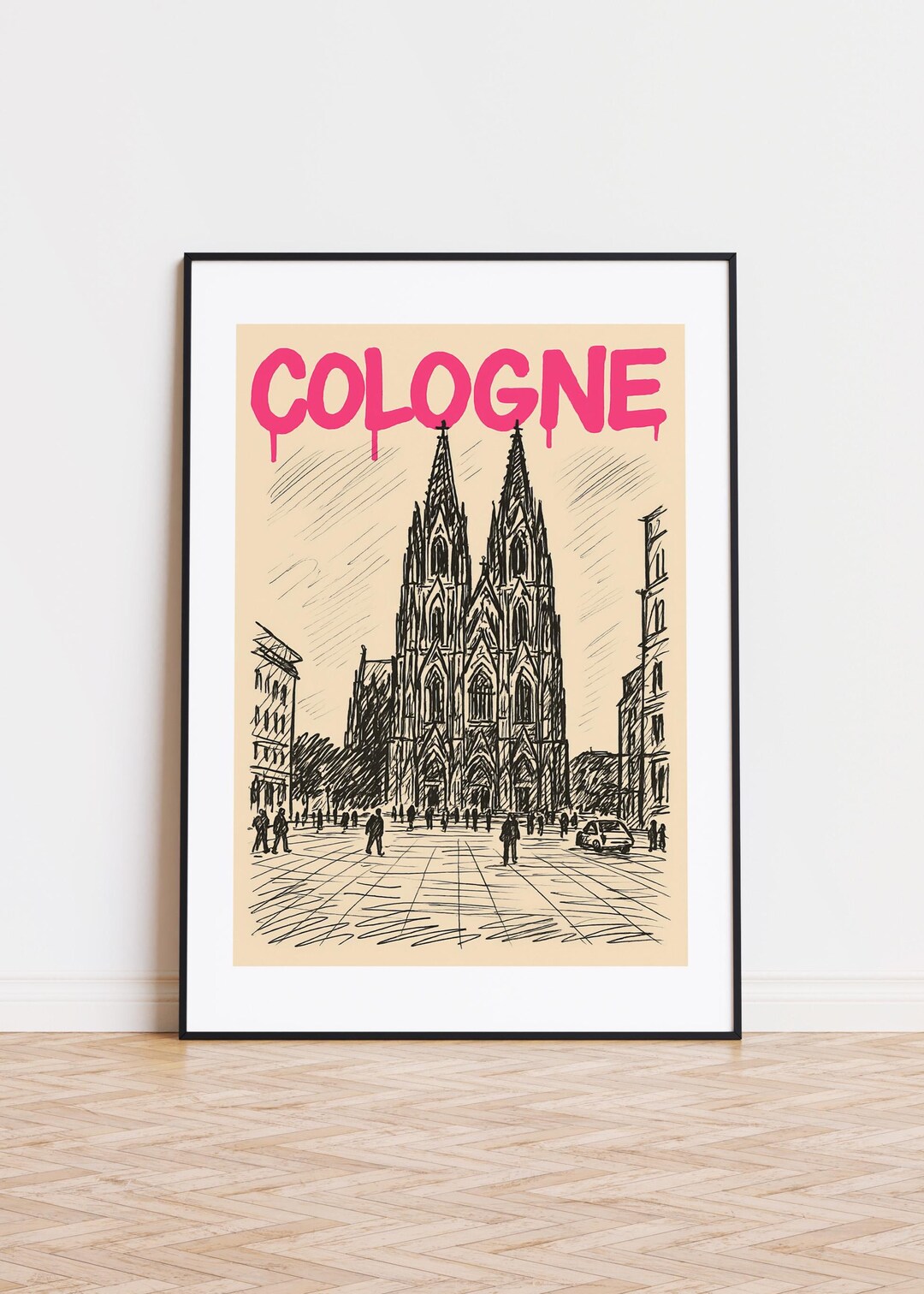 Cologne Print : Modern Grafiti Style Cologne Poster - Etsy