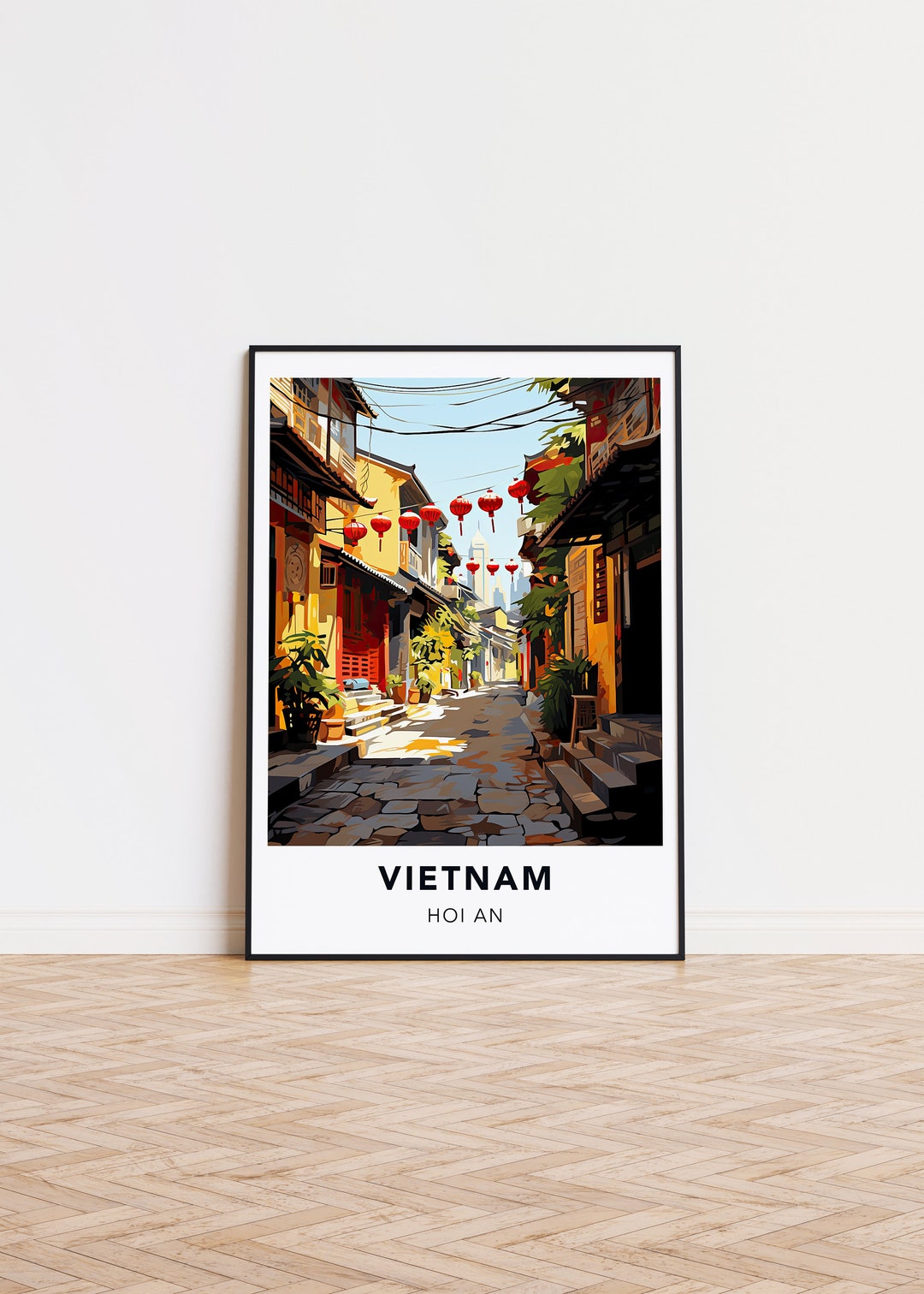 Vietnam Poster Hoi an Print Vietnam Travel Print Wall Art, Vietnam ...
