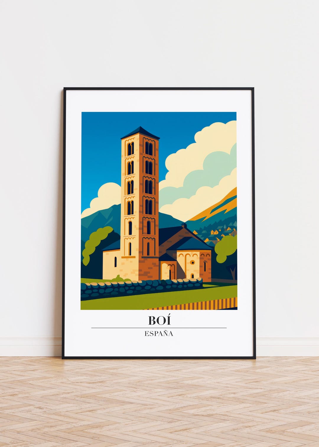 Boí Poster, Boí Print, Boí Illustration, Boí Art, Boí Spain Poster - Etsy