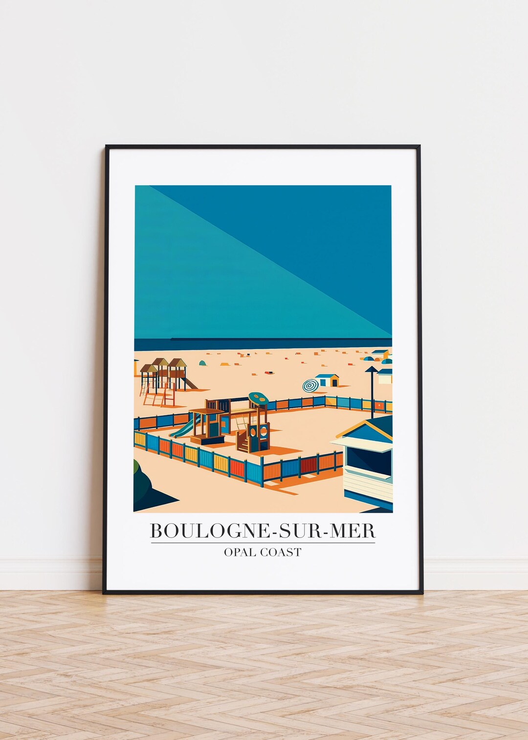 Boulogne-sur-mer France Poster: City Skyline Art Print - Etsy