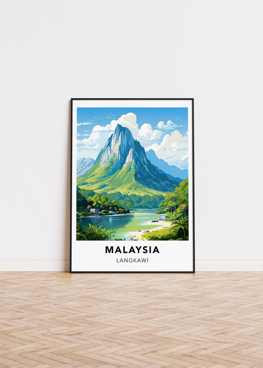 Malaysia Poster Langkawi Print Malaysia Travel Print Wall Art, Malaysia ...