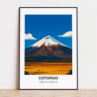 Cotopaxi National Park Ecuador Travel Wall Art Poster Print - Etsy