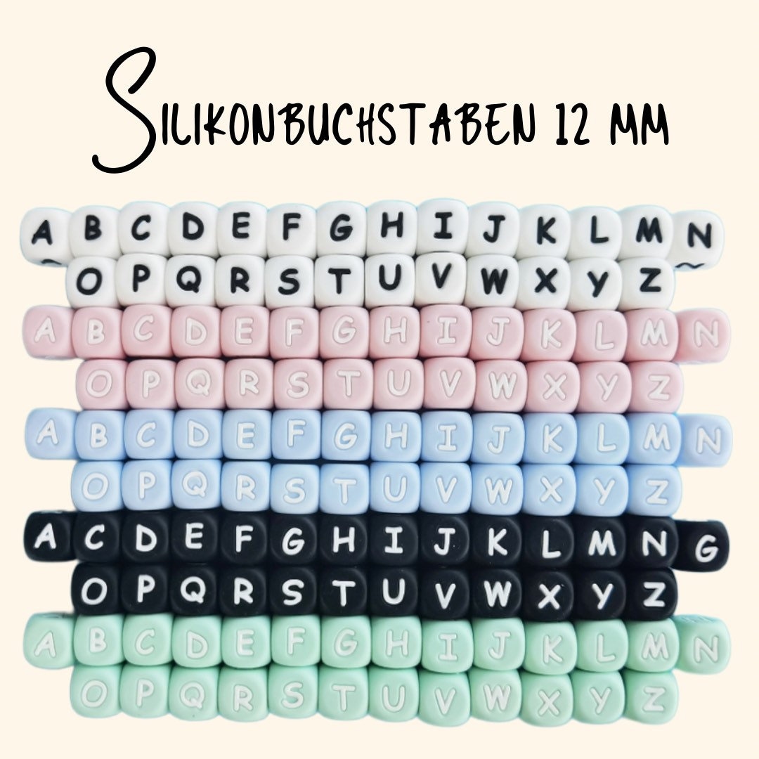 Silicone Letters 12 Mm - Etsy