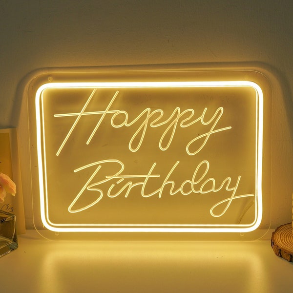 Neon Birthday Decorations - Etsy