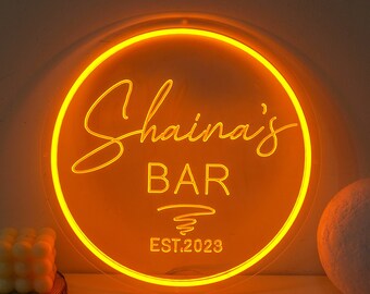 Champagne Beer LED Decor Beer Neon Sign Home Bar Party - Etsy