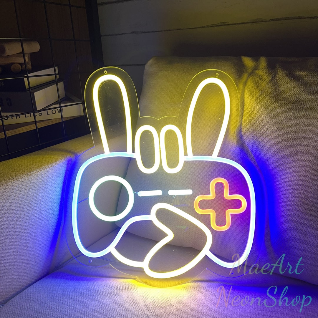 Gamepad LED Neon Lights | Gamer Neon Sign | Game Room Sign | Gamer Room ...