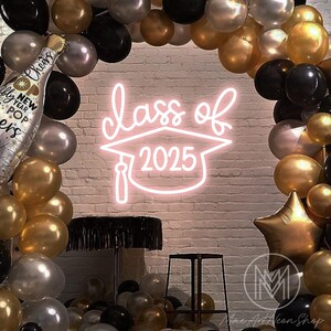 Class of 2025 Neon Sign Custom Graduation Neon Light Class of 2025 ...