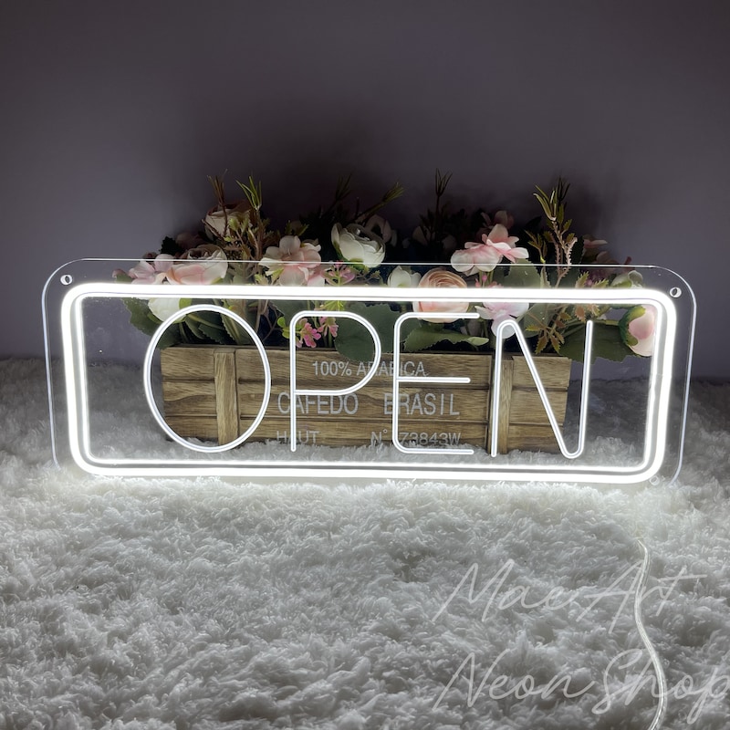 Lighted Open Sign - Etsy