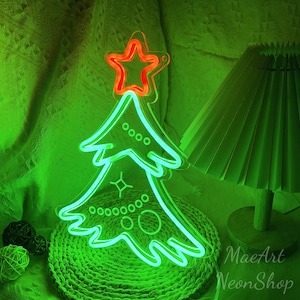 Christmas Themed Christmas Tree LED Neon Light-merry Christmas Neon ...
