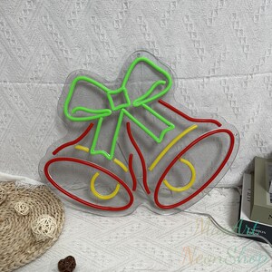 Christmas Bell Neon Sign, Christmas Led Sign, Jingle Bell Christmas ...
