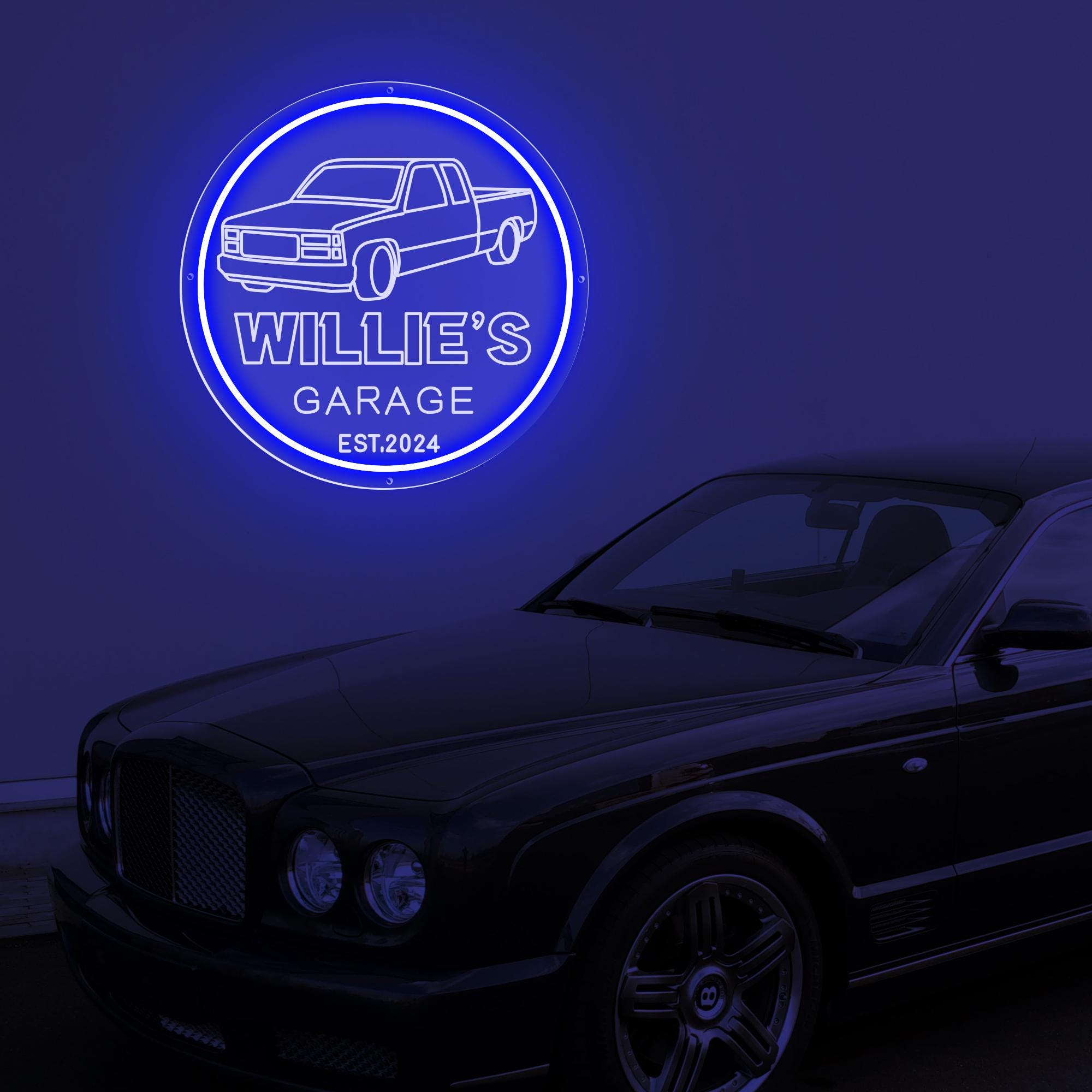 Custom Garage Sign,garage Neon Sign, USB Led Sign, Personalized ...