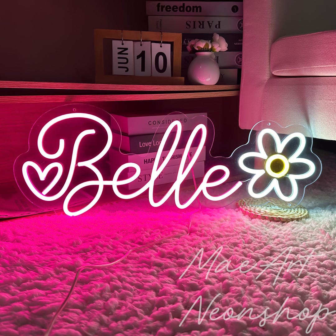 Custom Neon Name Sign, Led Name Neon Sign, LED Neon Light, Nursery ...