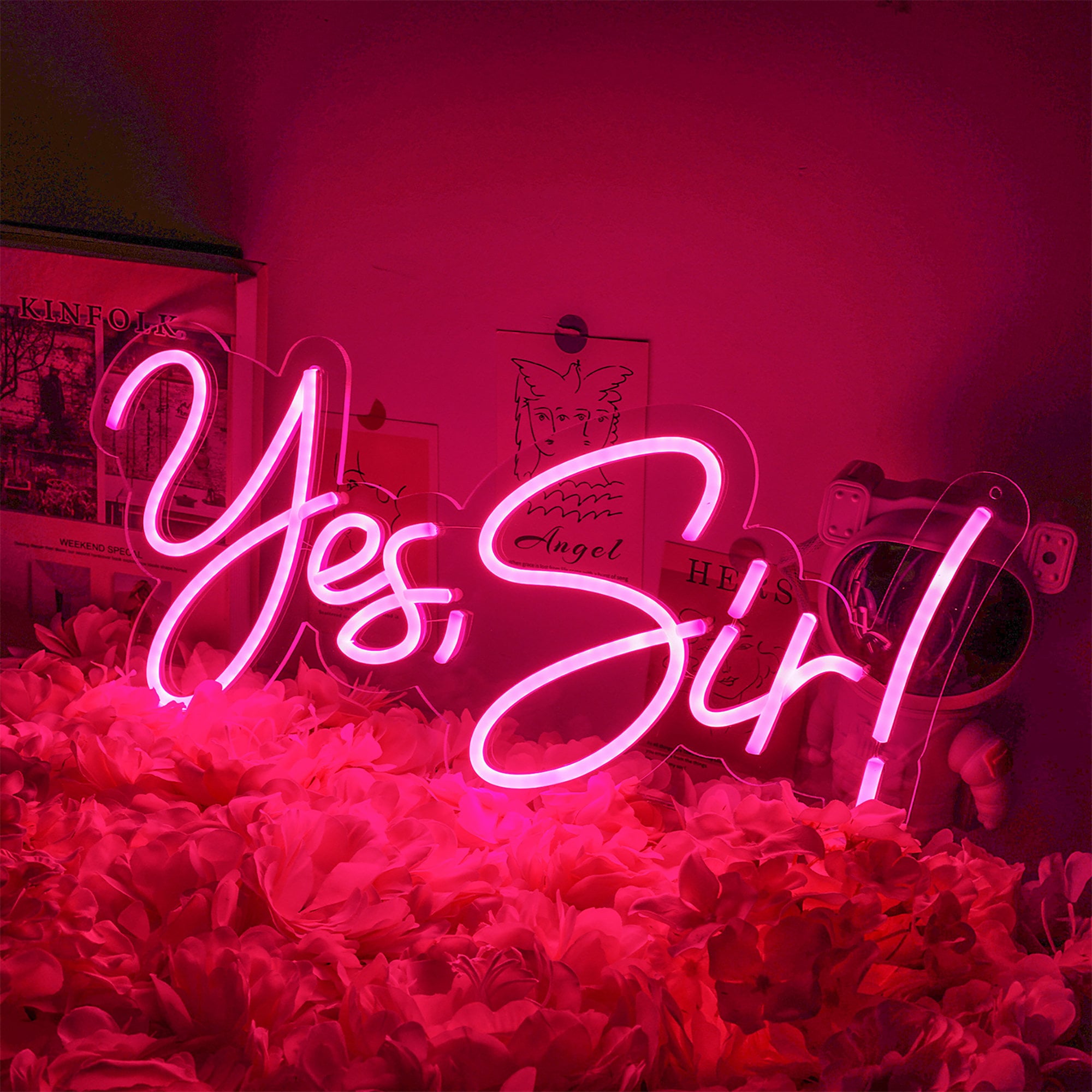 Yes Sir Neon Sign Custom Neon Sign Home Decor Wall Decor - Etsy