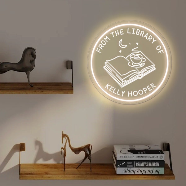 Library Sign - Etsy