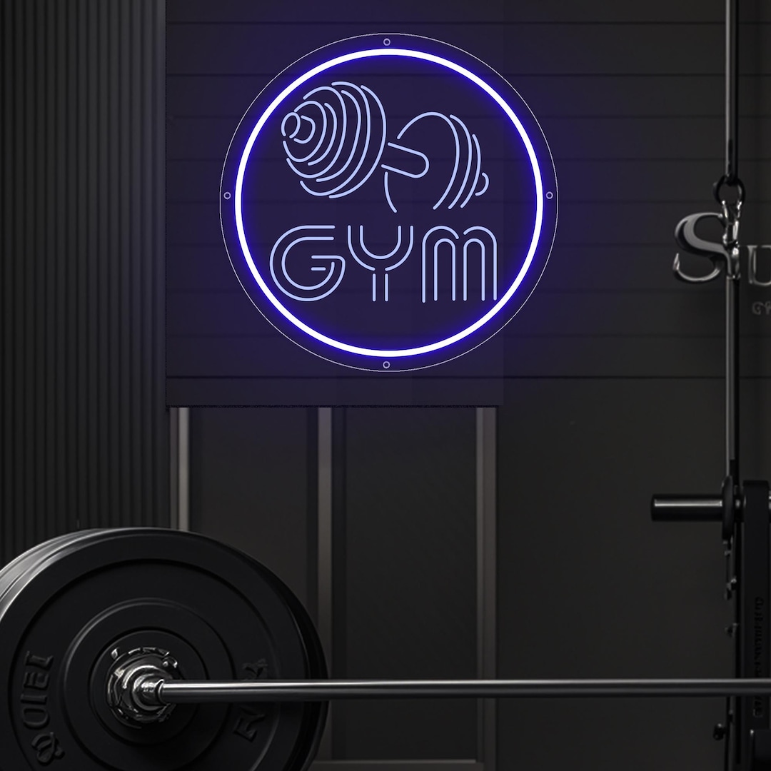Crossfit Gym Neon Sign, USB Light up Sign, Home Gym Decor, Gym ...