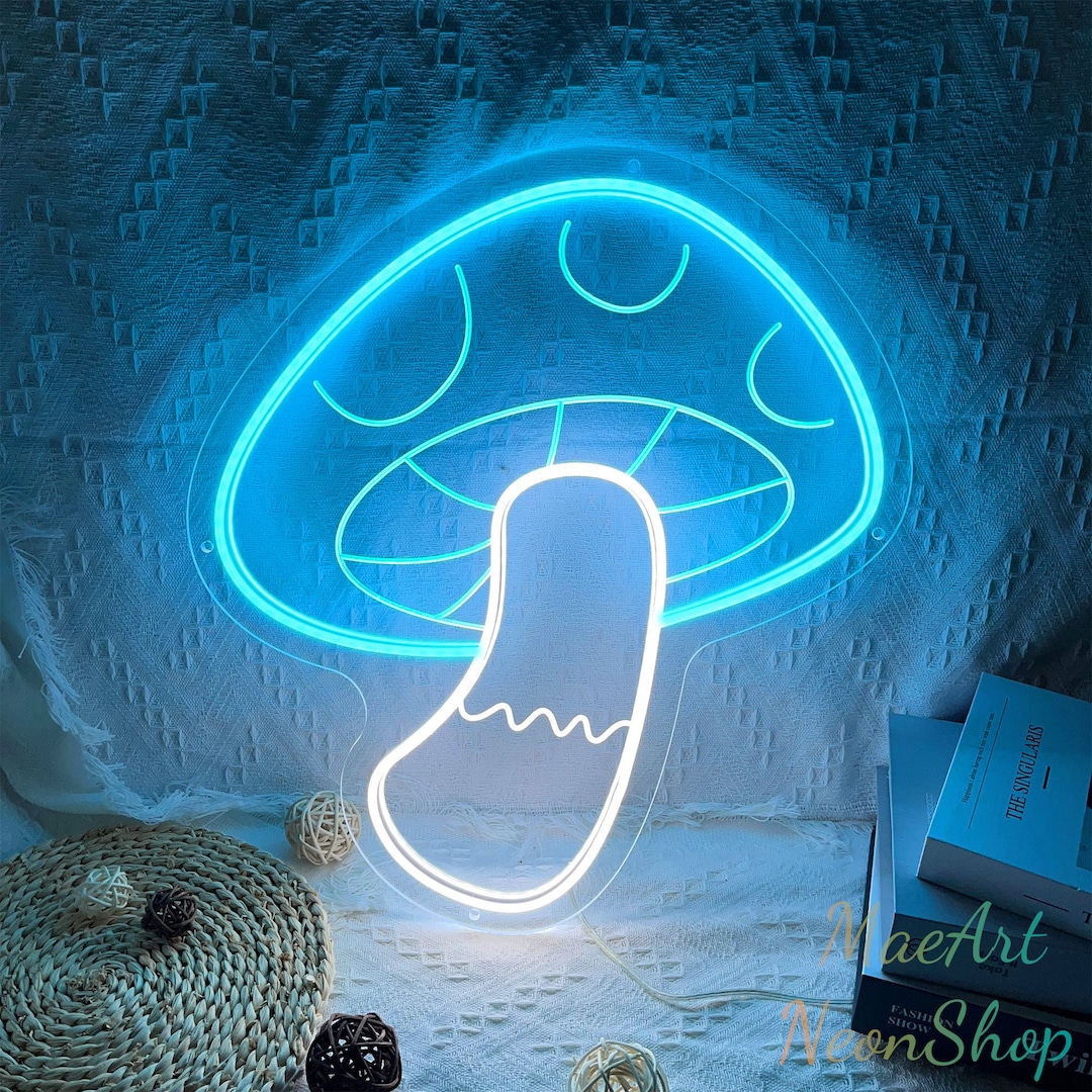 Mushroom LED Neon Sign, Mushroom Gift Wall Light Decor, Birthday Gift ...