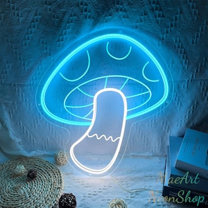 Mushroom LED Neon Sign, Mushroom Gift Wall Light Decor, Birthday Gift ...