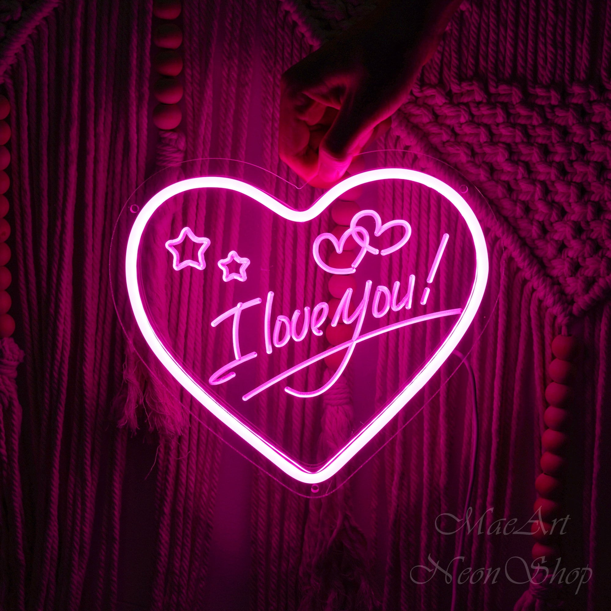 I Love You Neon Sign LED Custom Neon Light Wedding - Etsy Australia