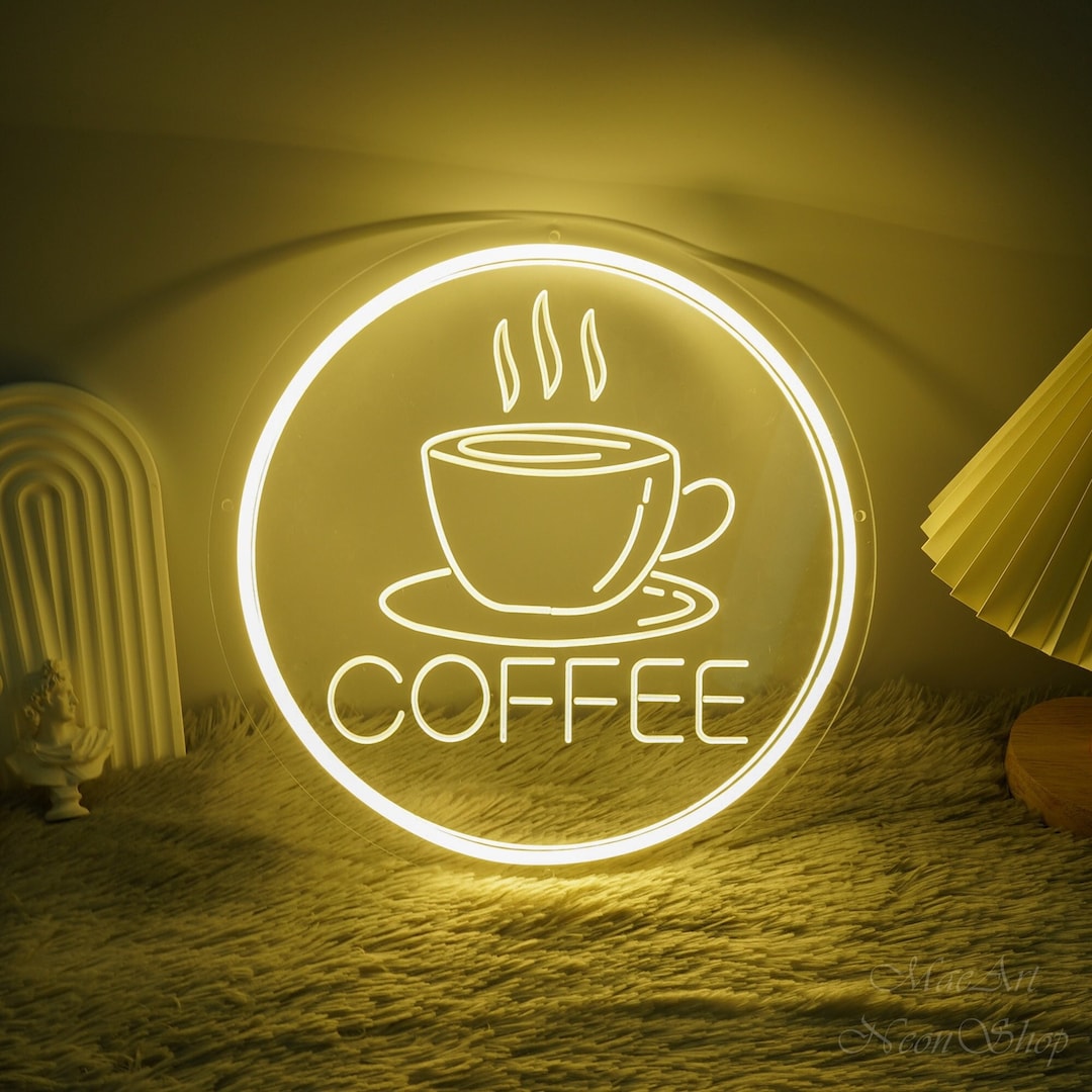 Cofeee Bar Light, USB Light up Sign, Coffee Shop Signage, Opening Gift ...