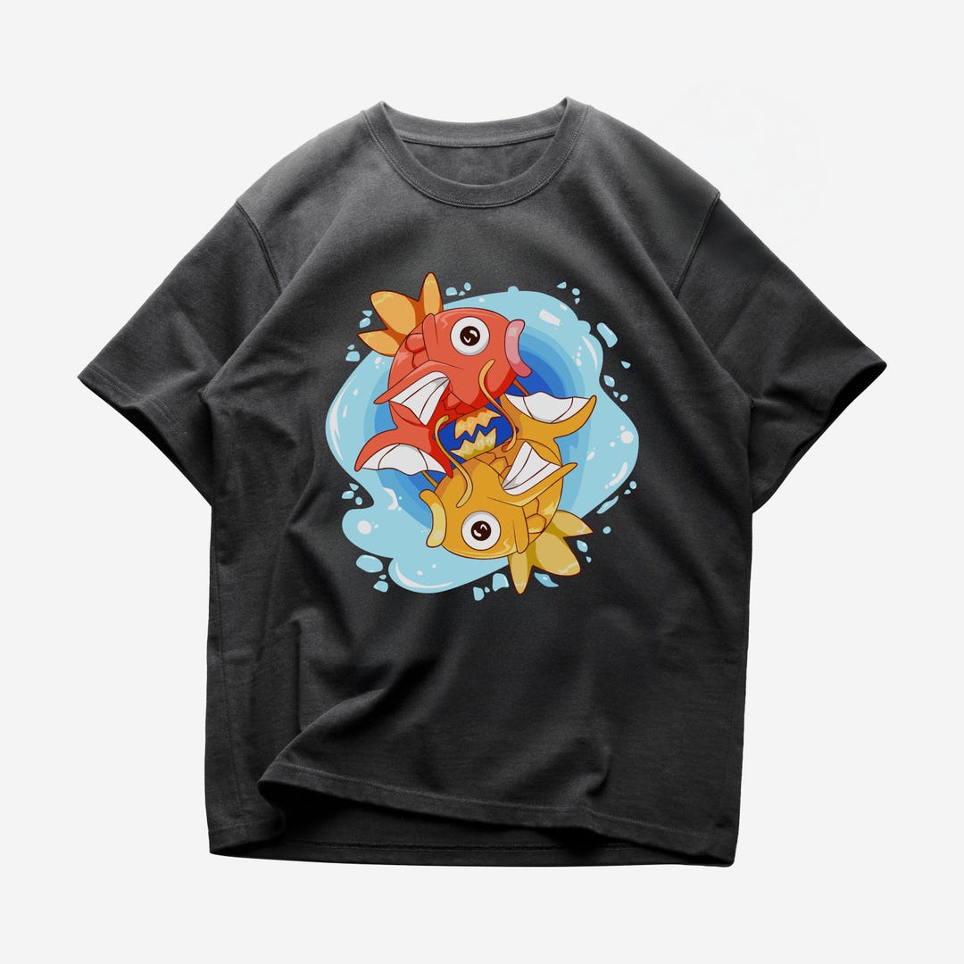 Water-type Magikarp Gift Japanese Anime Shirt A372, Unique Graphic Tee ...