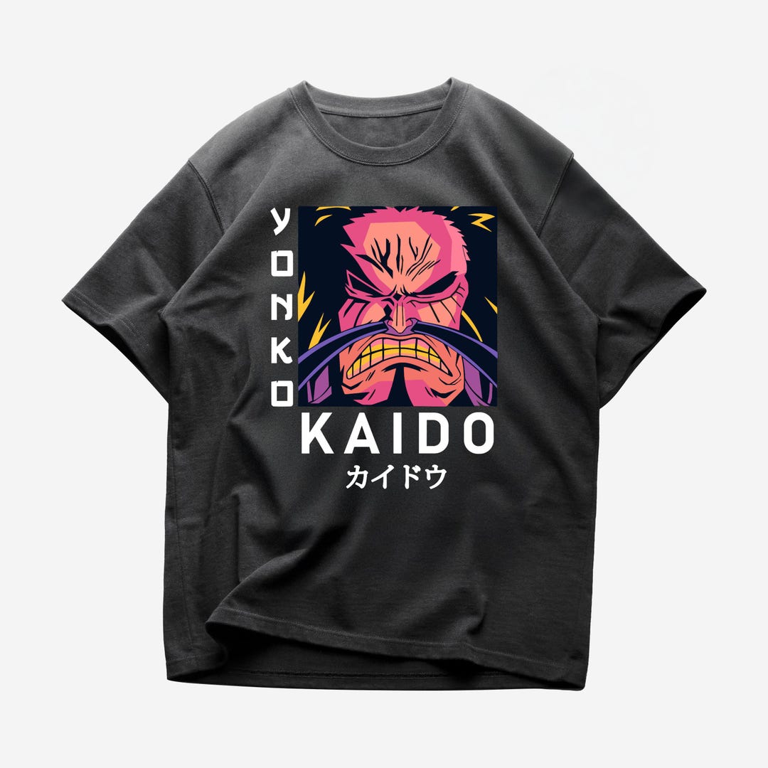 Kaido T-shirt, A172, Fun Graphic Tee, Casual Outfit, Unisex Top, Cool ...