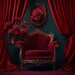 Red Velvet Room Digital Background, Maternity and Portrait Backdrop for ...