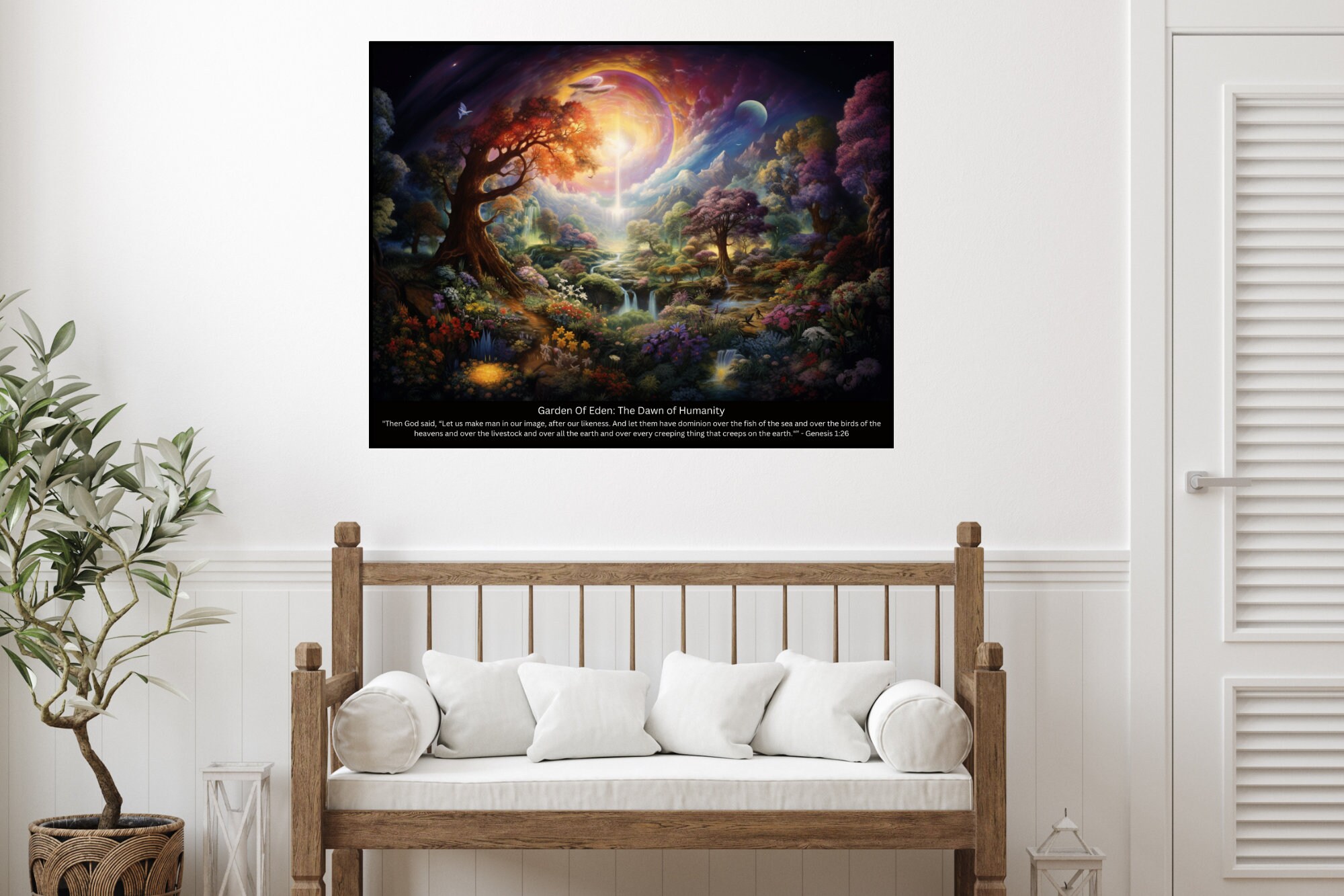 Garden of Eden - the Dawn of Humanity - Museum-grade Art Bundle - 3 PNG ...