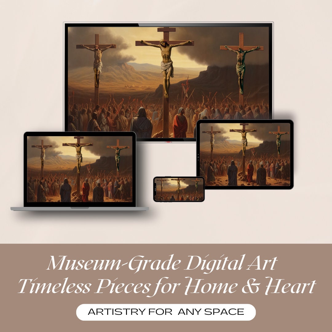 Ultimate Sacrifice - Crucifixion of Jesus Christ - Museum-grade Art ...