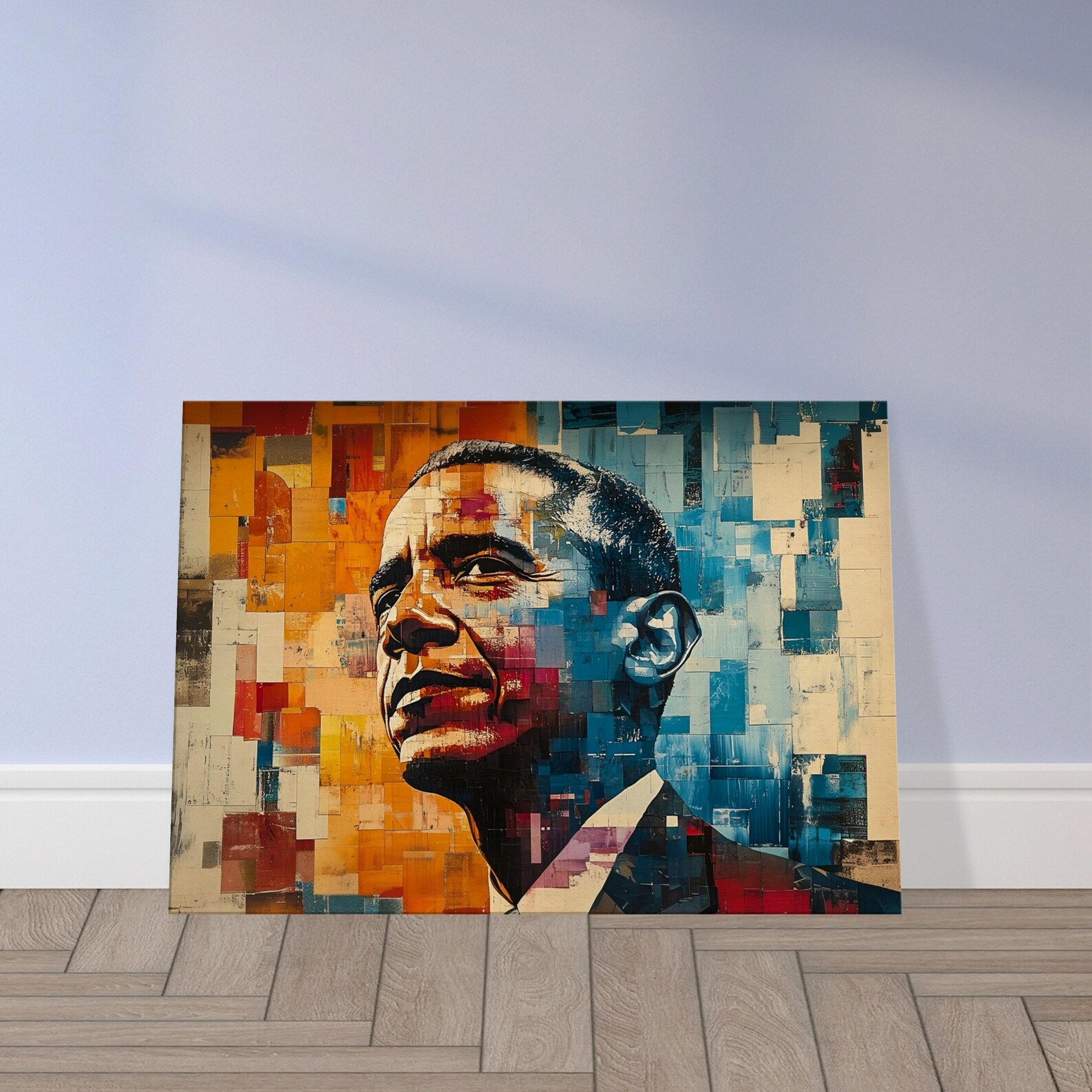 Barack Obama Pop Art - Bold Presidential Museum-grade Canvas ...