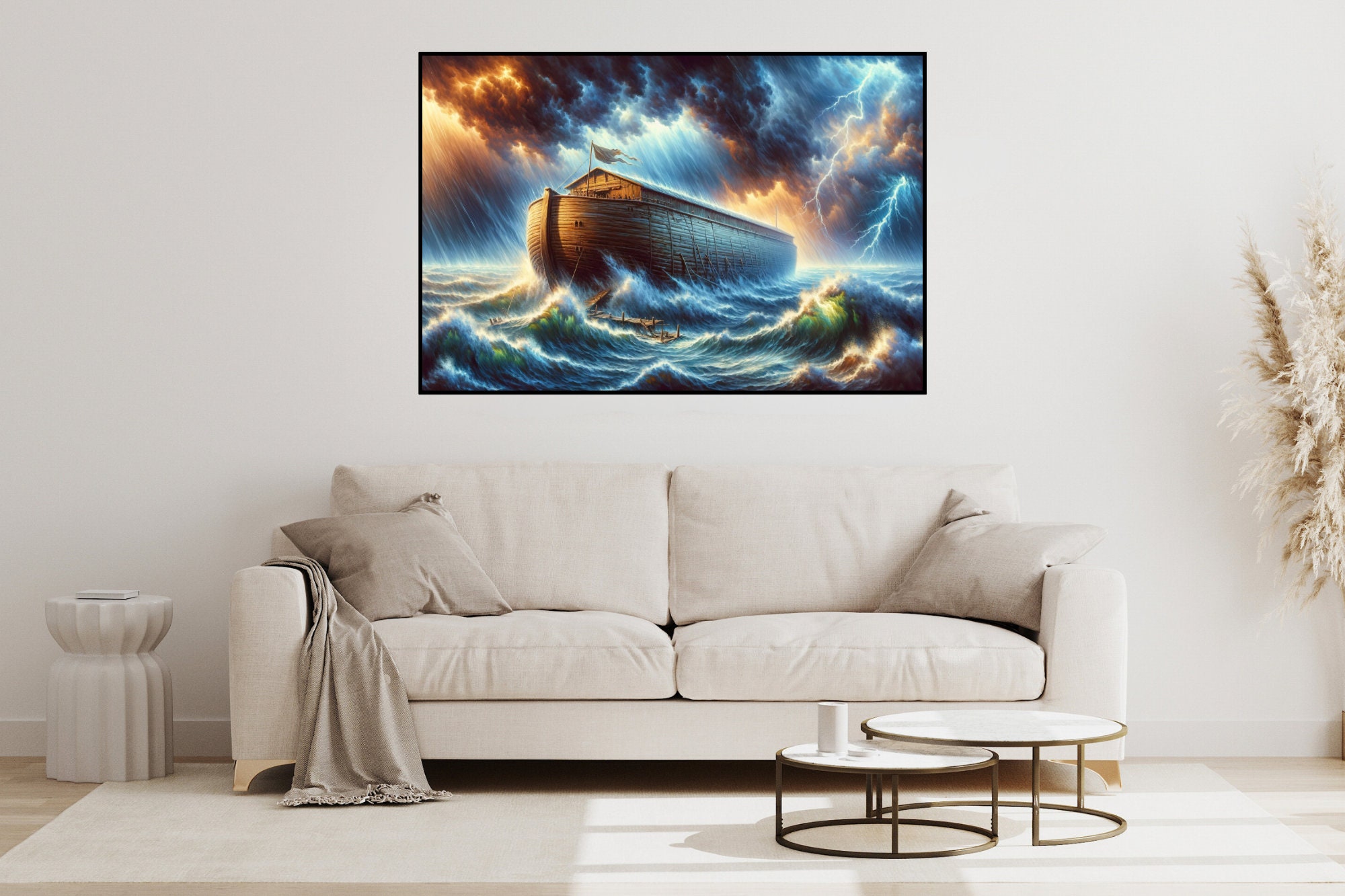 Divine Refuge - Noah's Ark - Museum-grade Art Bundle - 3 PNG Files ...