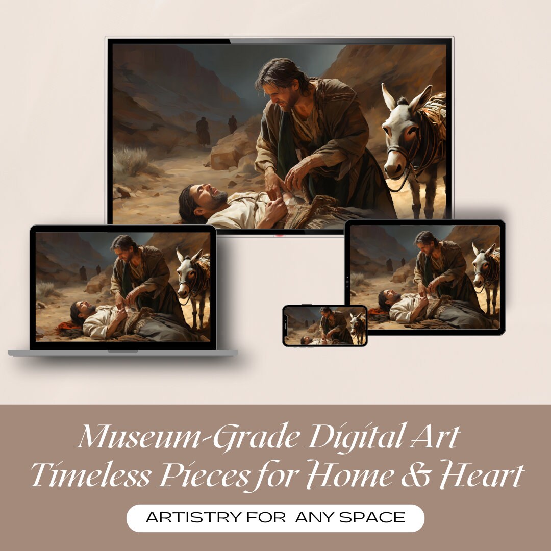 Compassion's Call - the Good Samaritan's Aid - Museum-grade Art Bundle ...